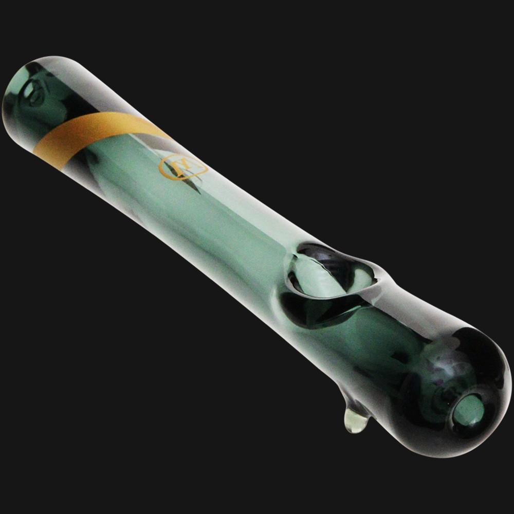 Marley Natural Steamroller Pipe Smoked Glass | Glass Steamroller Pipe ...